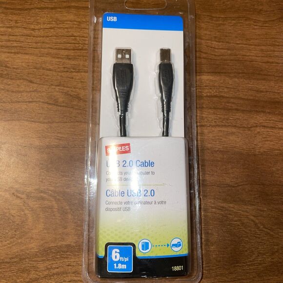 Staples | Computers, Laptops & Parts | Nip Staples Brand Usb 2 Cable 6 ...
